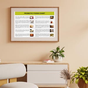 Probiotic Foods Chart, Fermented Foods Guide, Printable Foods List ...