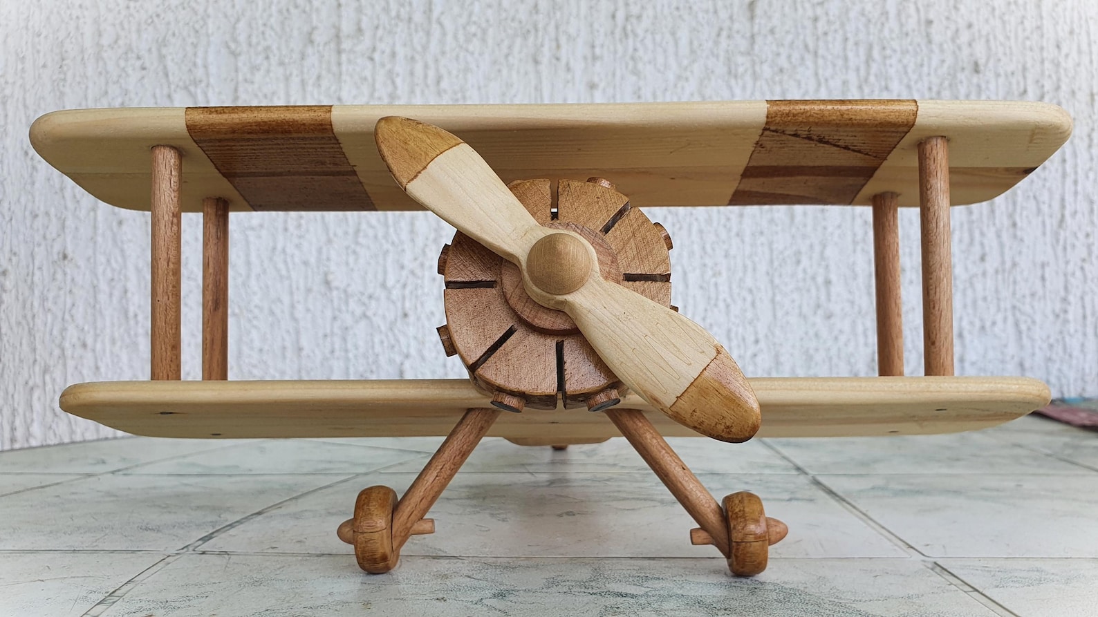 DIY Wooden Toy Airplane / Plan With Dimensions for Shaping and Cutting ...