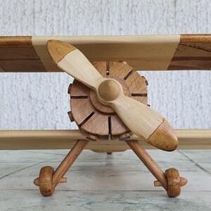 DIY Wooden Toy Airplane / Plan With Dimensions for Shaping and Cutting ...