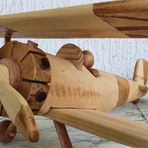 DIY Wooden Toy Airplane / Plan With Dimensions for Shaping and Cutting ...