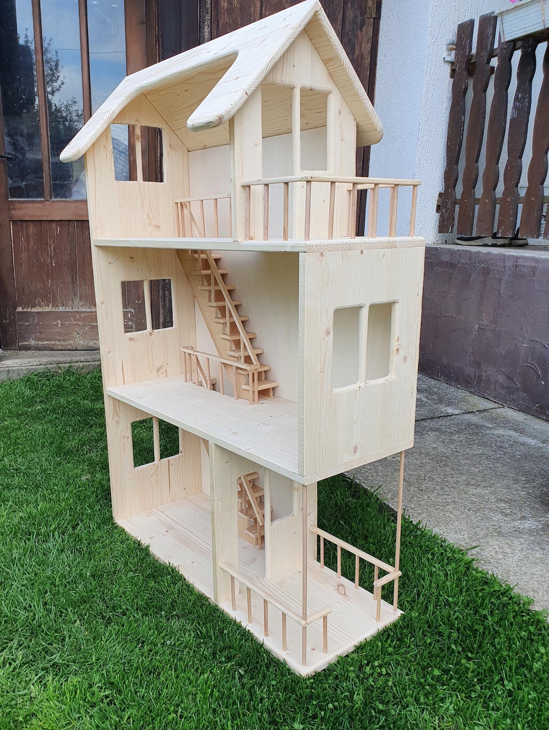 Plan for Building DIY Wooden Dollhouse - Etsy