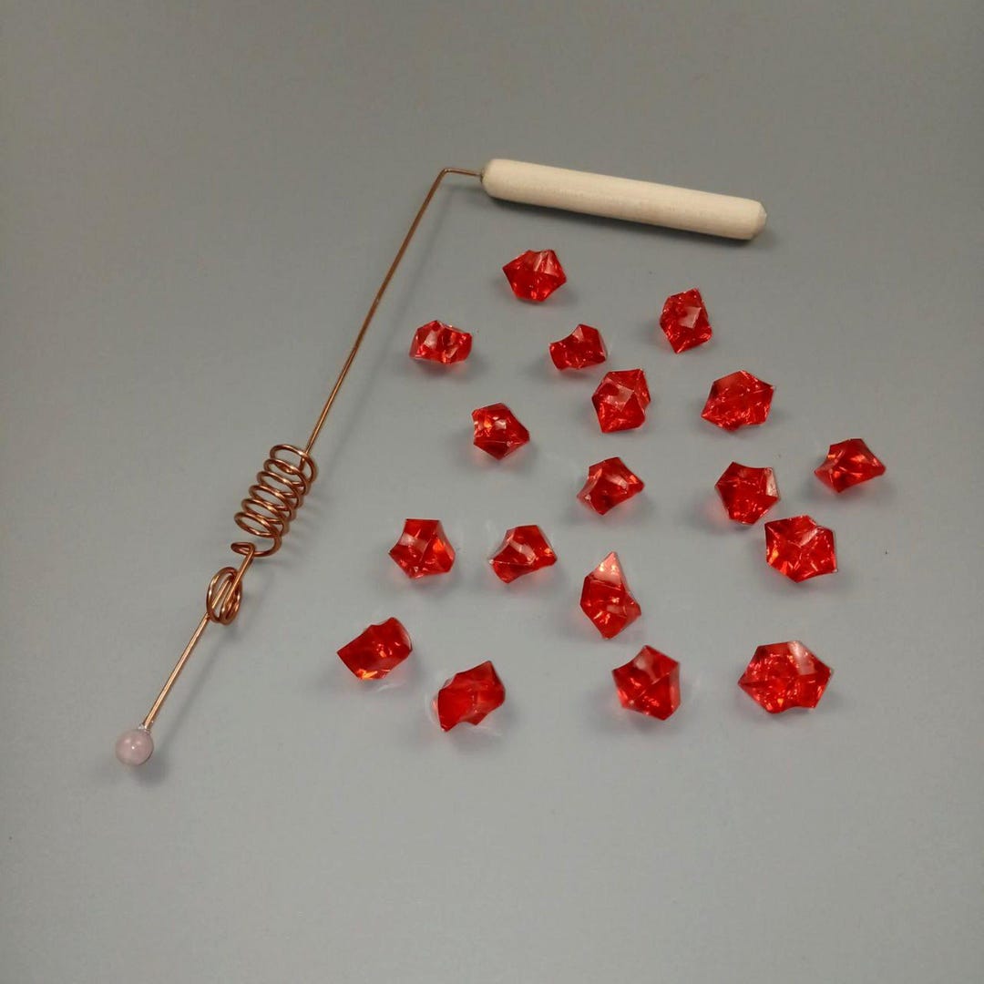 Dowsing Rod. Divining Rod. Biolocation Copper Frame With Rose Quartz ...