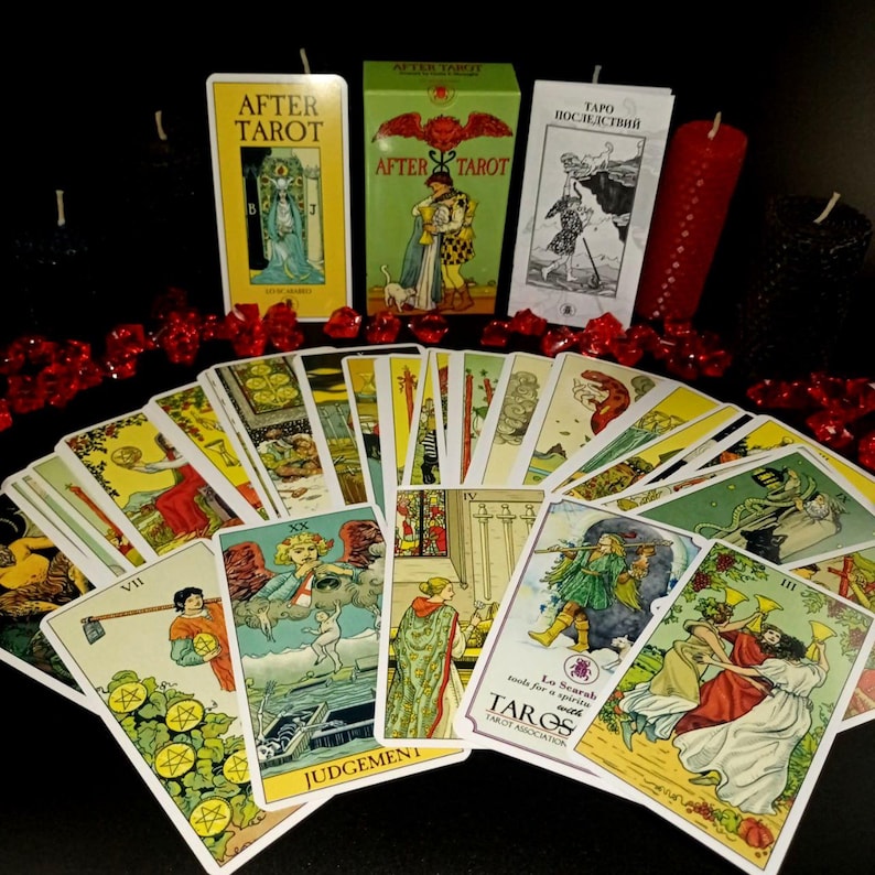 After Tarot Deck | 78 Cards, Consequences Tarot With Russian Guide - Etsy