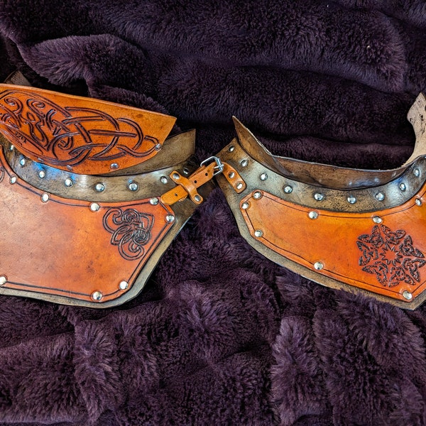 Leather Gorget - Etsy