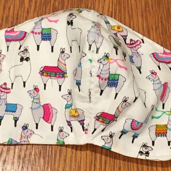 Llama Face Mask - Etsy