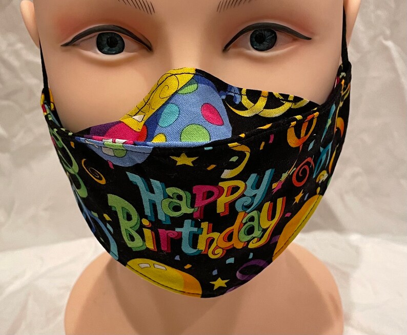 Happy Birthday Mask 3D Mask for Kids Birthday Gift for Son - Etsy