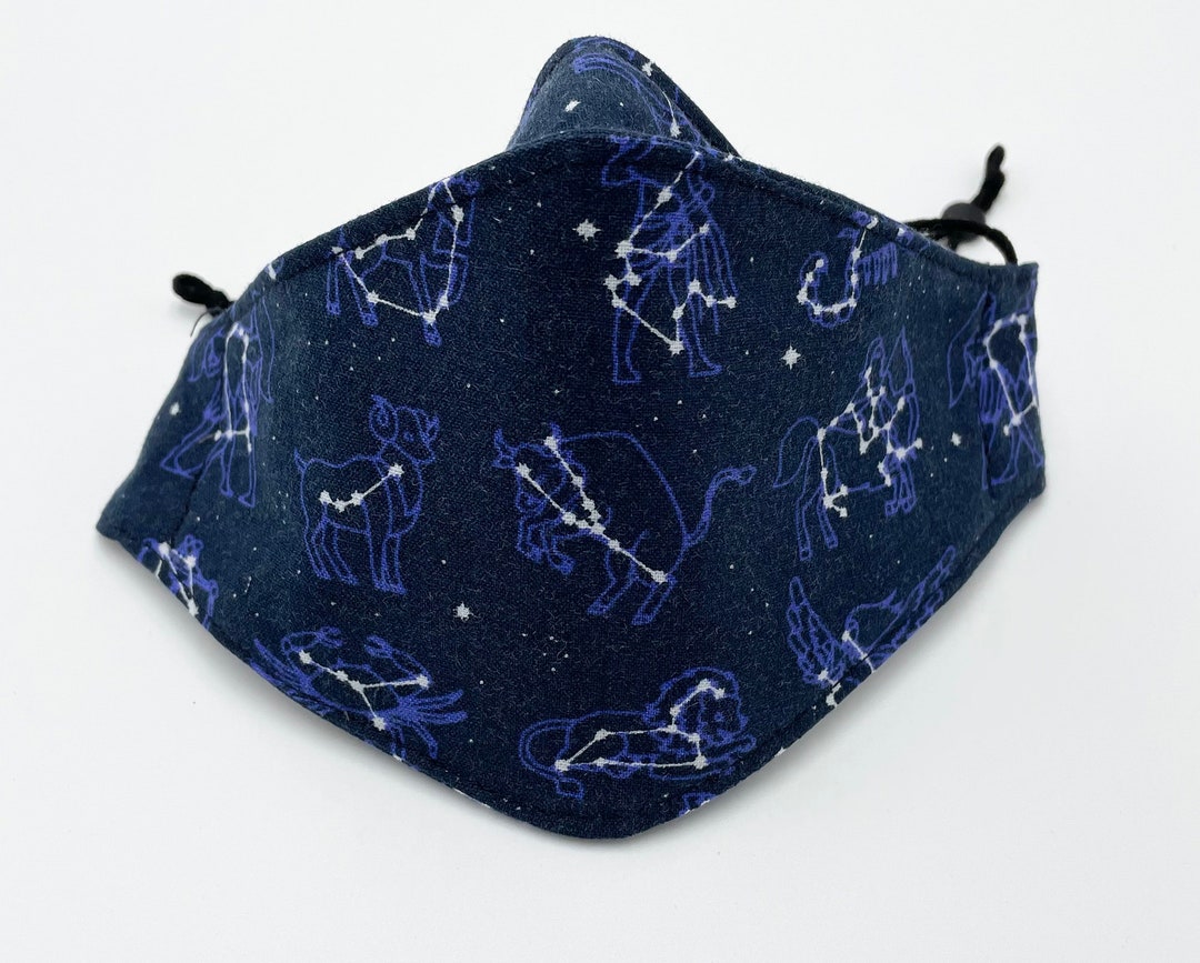 Taurus Mask, Zodiac Mask, 3D Mask Women, Taurus Constellation Mask ...