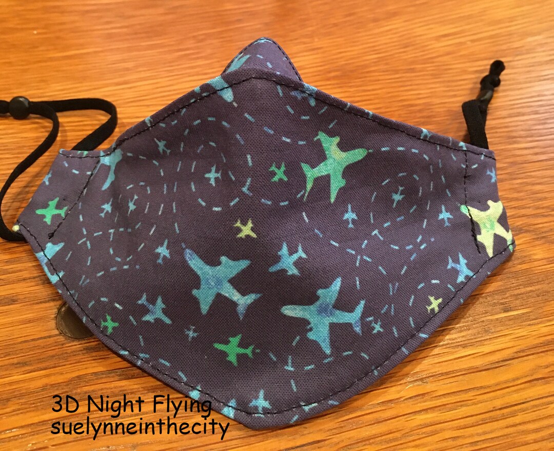 Airplane Mask, Plane Mask, Blue Mask, XL Mask, 3D Mask for Men, Mask ...