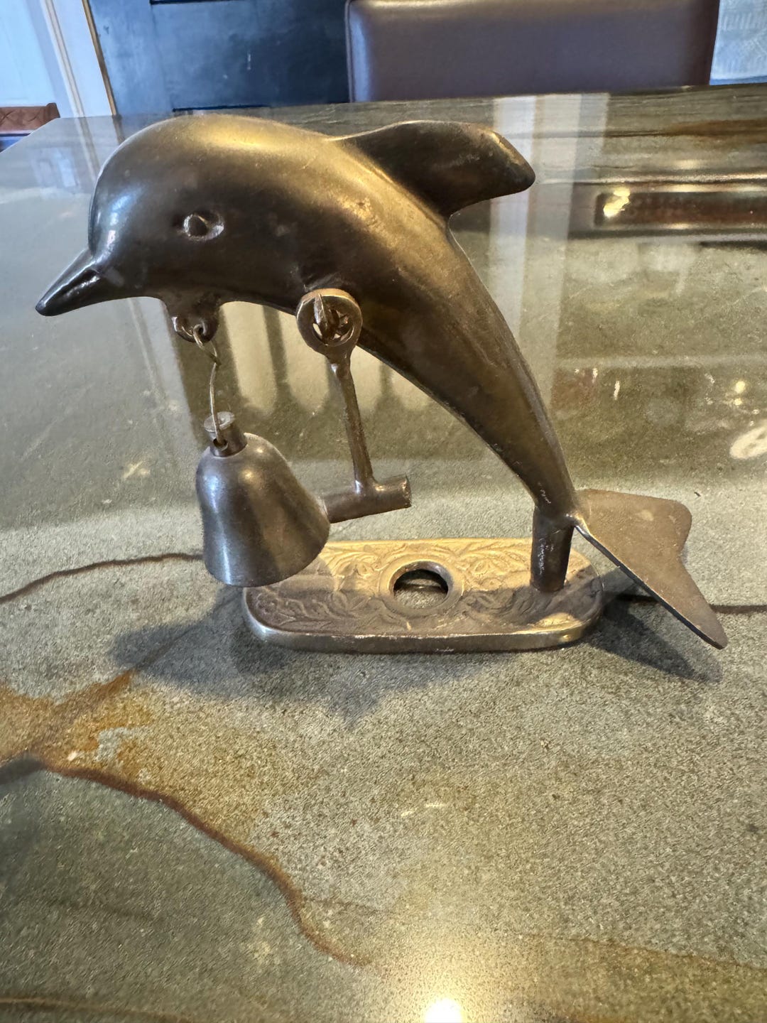 Vintage Brass Dolphin Bell – Shop Keeper Chime, Made in India - Etsy