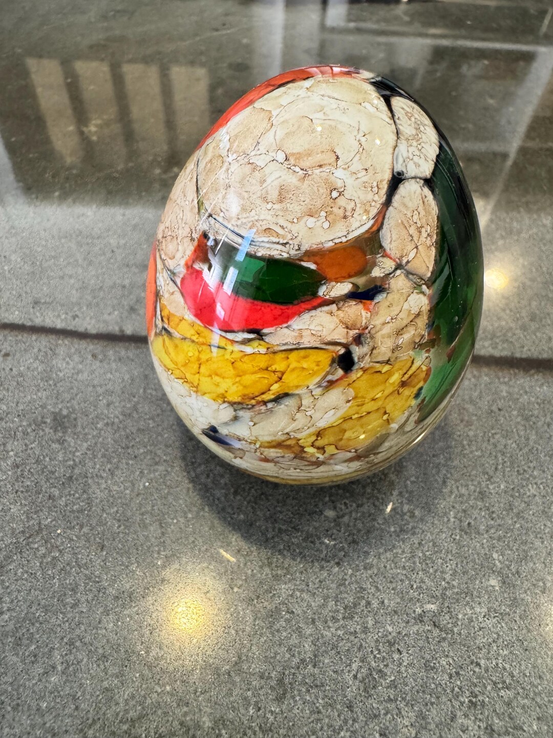 Vintage Felina Art Glass Russian Made Hand-blown Paperweight - Etsy
