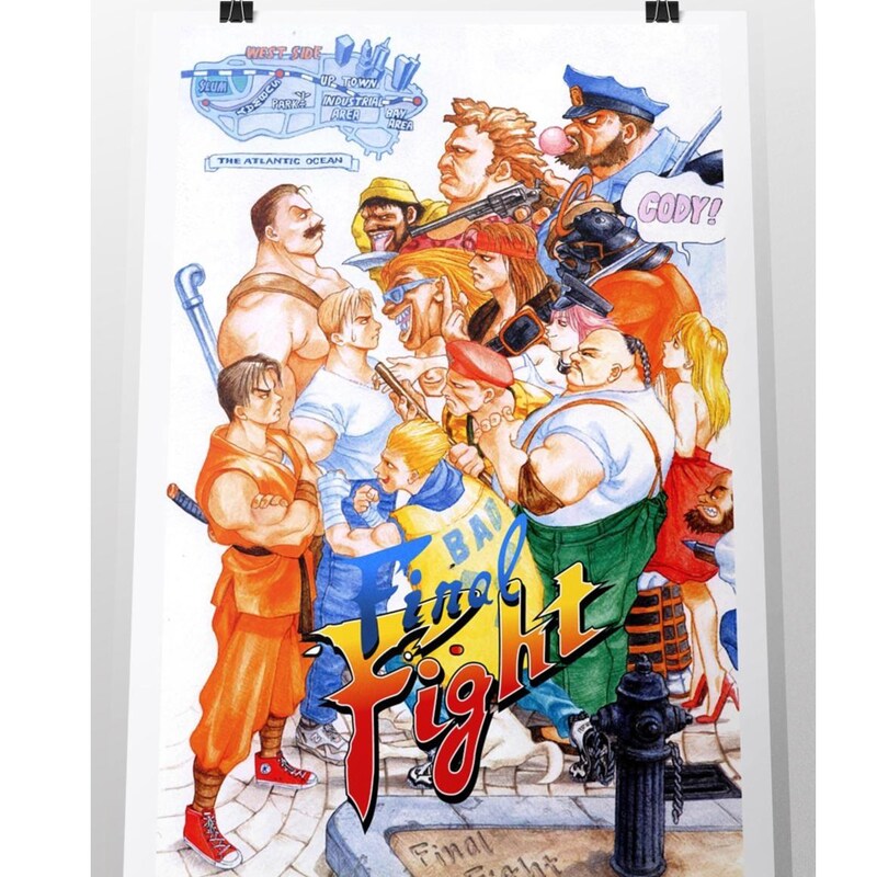 Retro Capcom Poster - Etsy