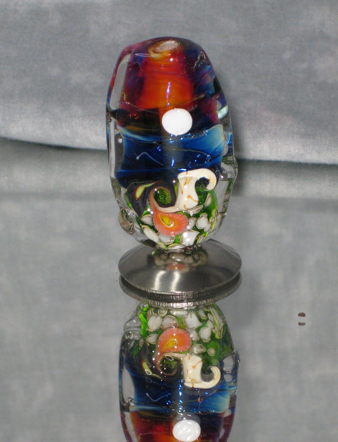 Evening at the Beach Focal Glass Lampwork Bead 3490 - Etsy