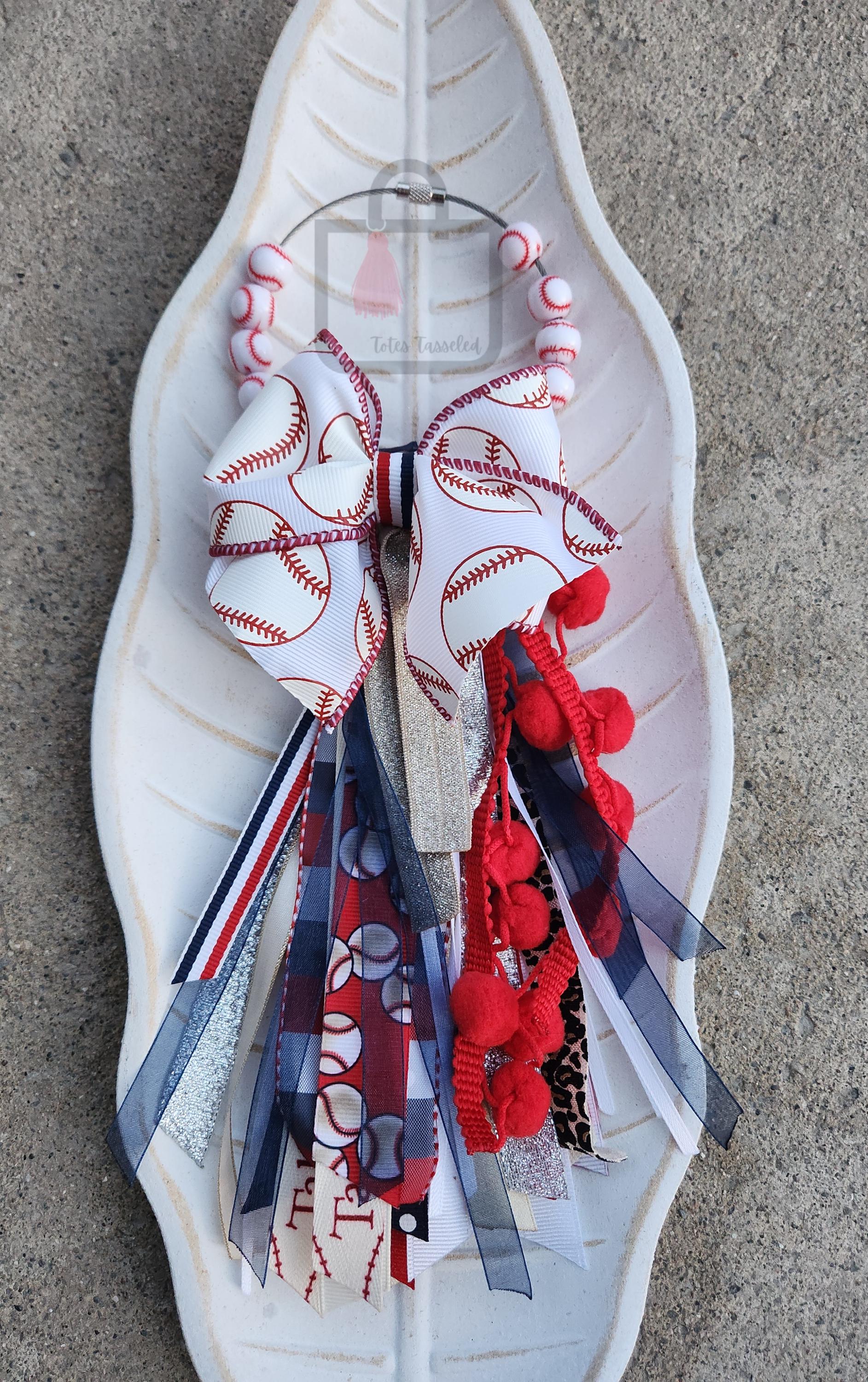 Bag Tassel- Baseball - Etsy