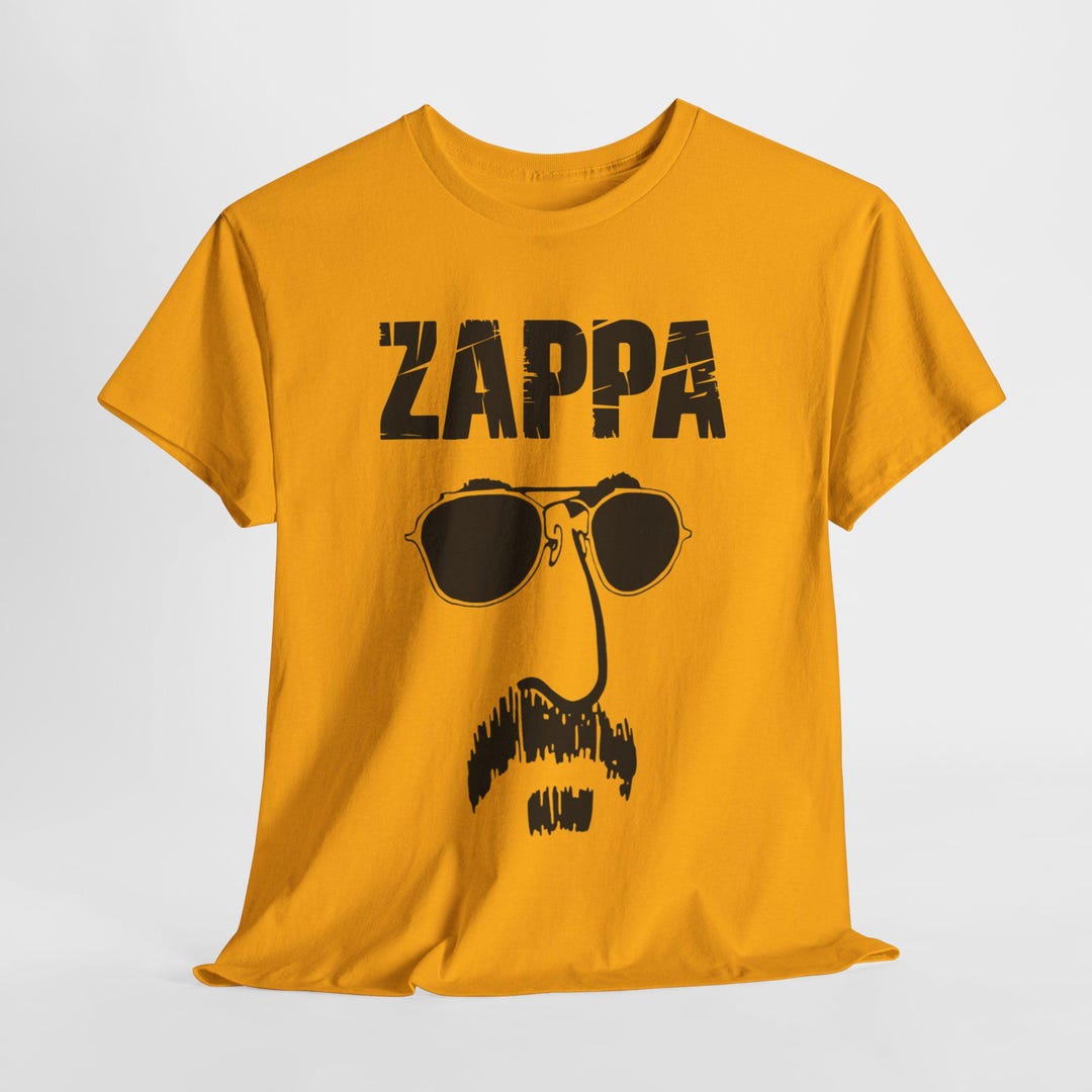 Frank Zappa Graphic Tee, Music Lover Unisex Heavy Cotton T-shirt - Etsy