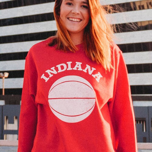 Indiana Sweatshirt State Design Adult Unisex Crewneck - Etsy