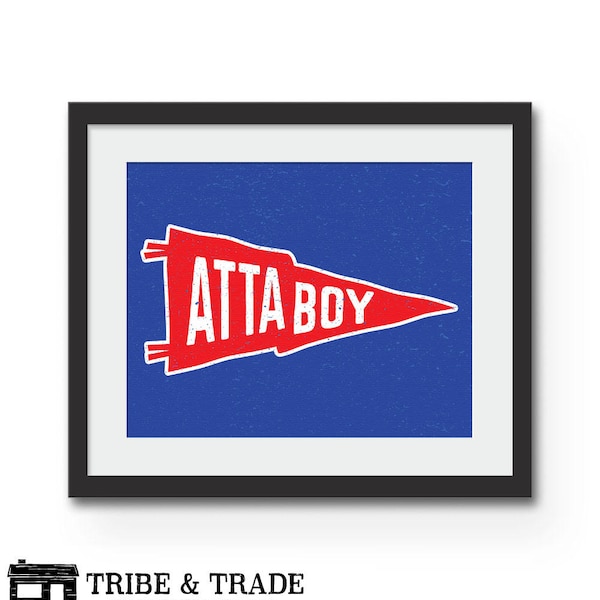 Atta Boy Print - Etsy