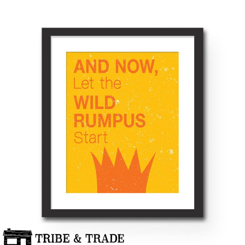 Let the Wild Rumpus - Etsy