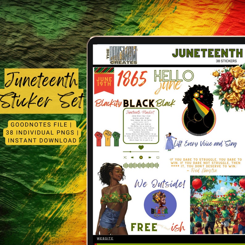 Juneteenth Sticker Set - Etsy