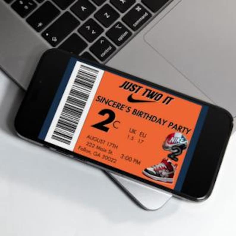 Editable Shoebox Invitation - Etsy