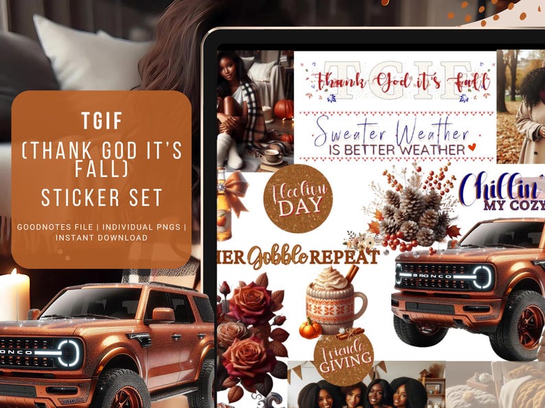 TGIF (thank God It's Fall) - Etsy