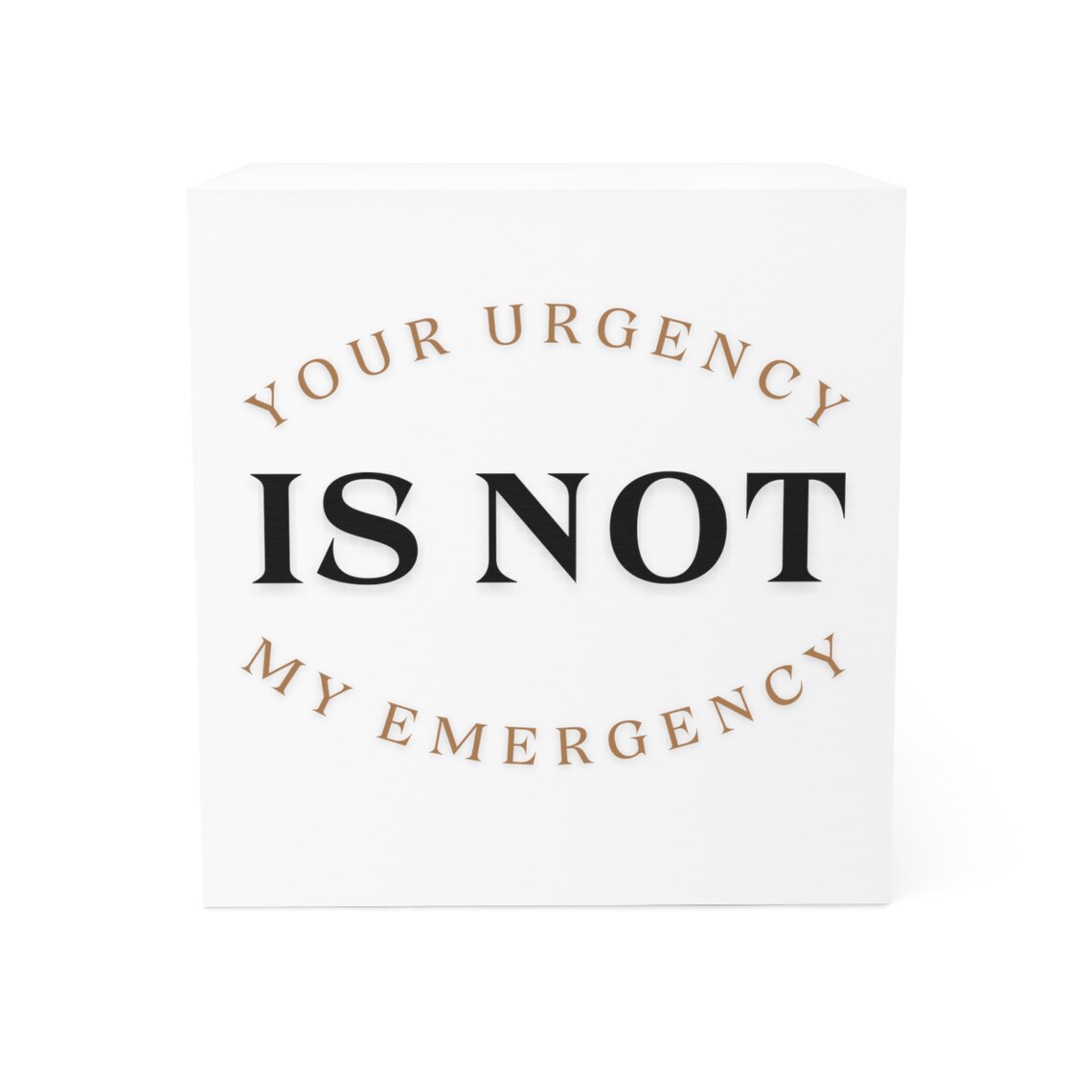 Funny Office Urgency Emergency Note Cube - Etsy
