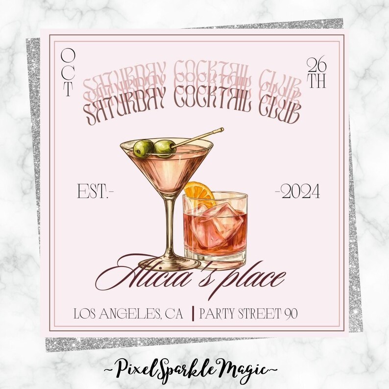 Editable the Bach Club Editable Flyer Template Classy Social Club ...