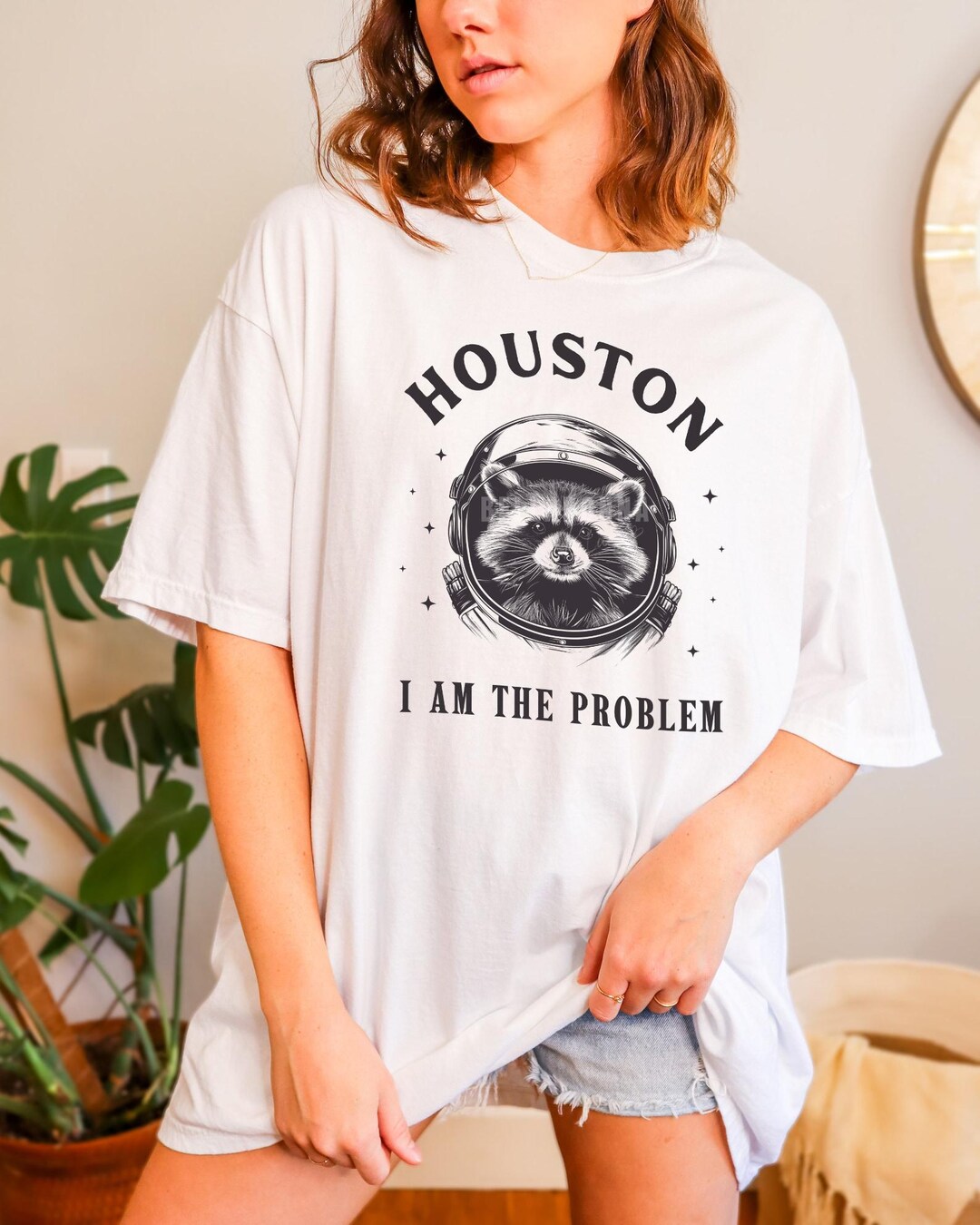 Houston I Am the Problem Unisex Garment-dyed T-shirt - Etsy