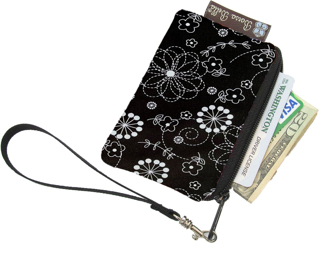 Small Credit Card Zipper Pouch - Small Makeup Bag - Women's Coin Purse ...