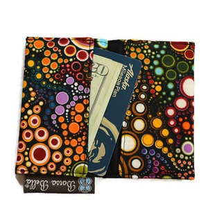 Credit Card Holder RFID Protected RFID Fabric Wallet Small Wallet Cash ...