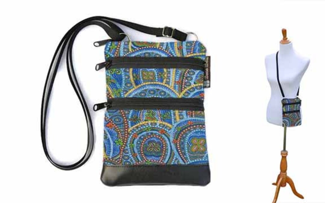 Crossbody Purse, 3 Zippered Pockets Bag, Small Crossbody Zippered ...