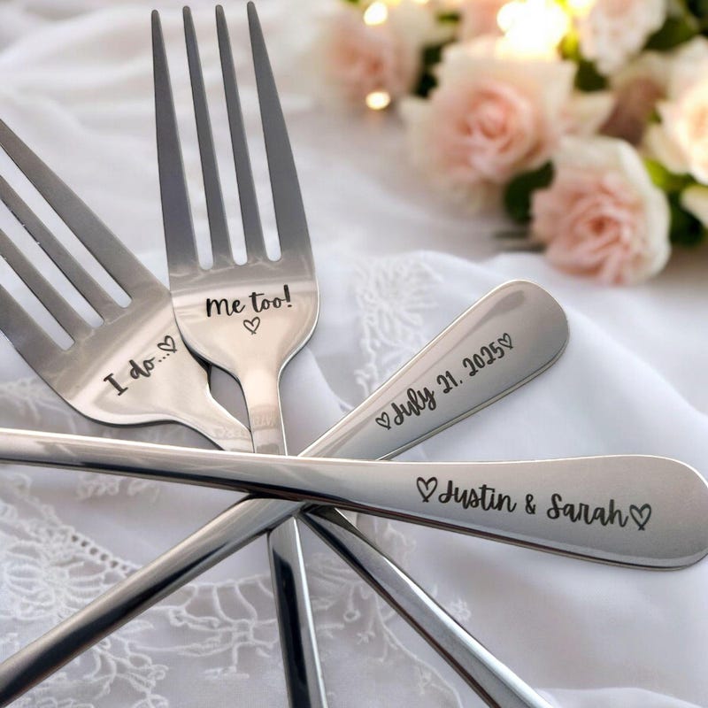 Wedding Cake Forks - Etsy