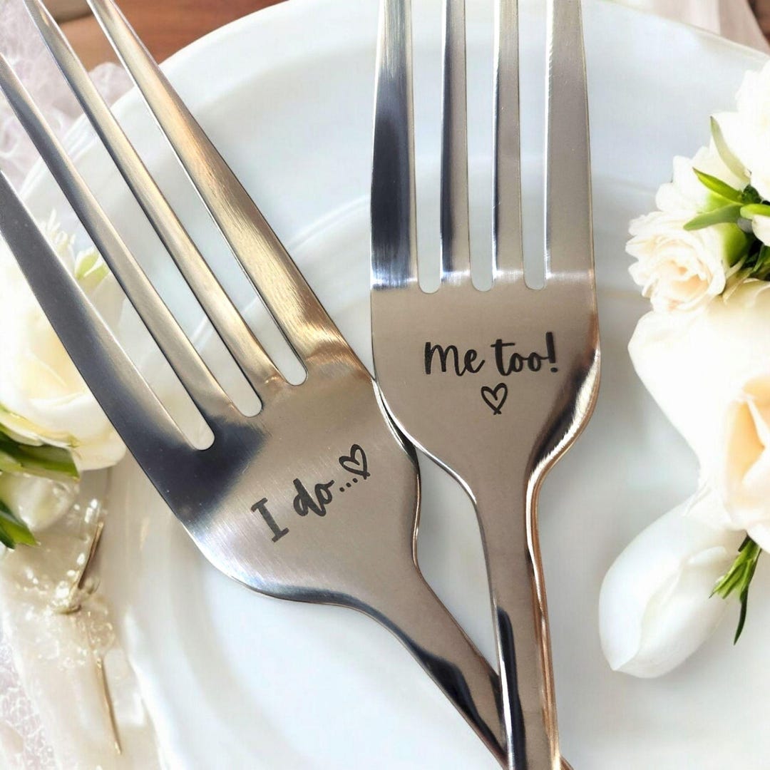 Wedding Cake Fork Wedding Gift for Bride Wedding Day Bridal Present ...