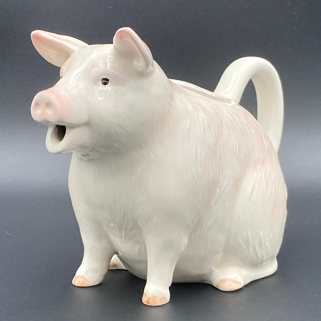 Vintage 1970s Otagiri Pig Teapot W/ Lid – Hand-painted Japan Farmhouse ...