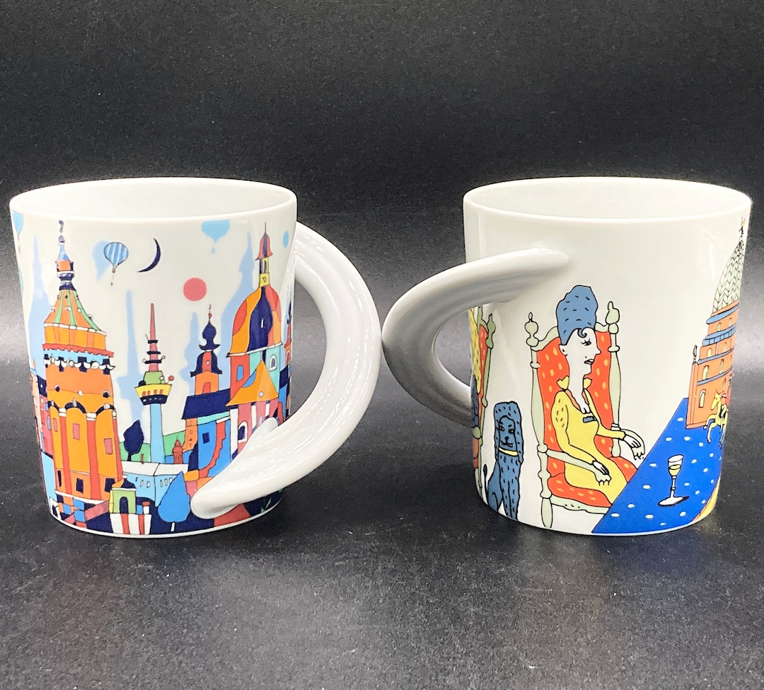 Vintage 1980's Rosenthal Studio Line City Cup N11 Dresden N29 Mannheim ...