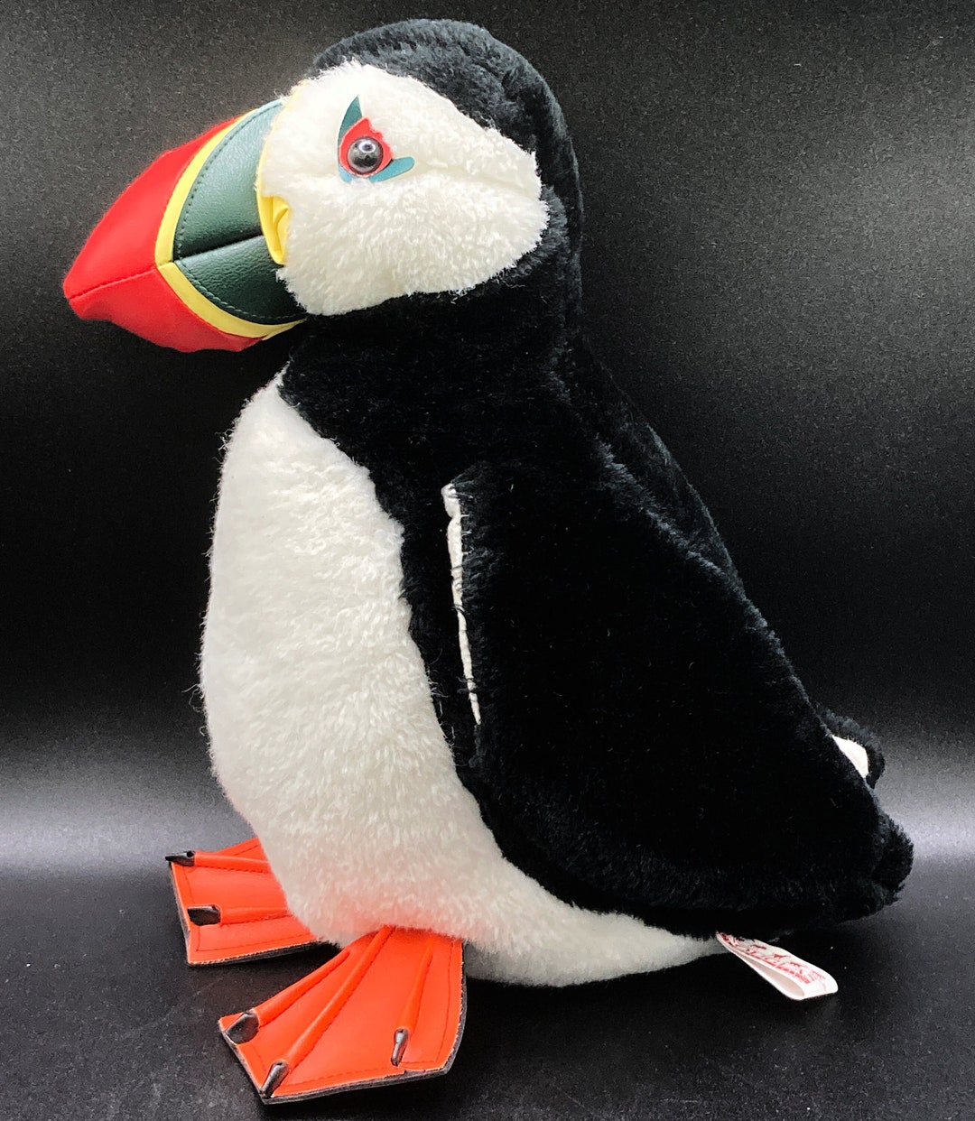 Vintage 1980's Puffin Bird Plush Stuffed Animal Toy by - Etsy