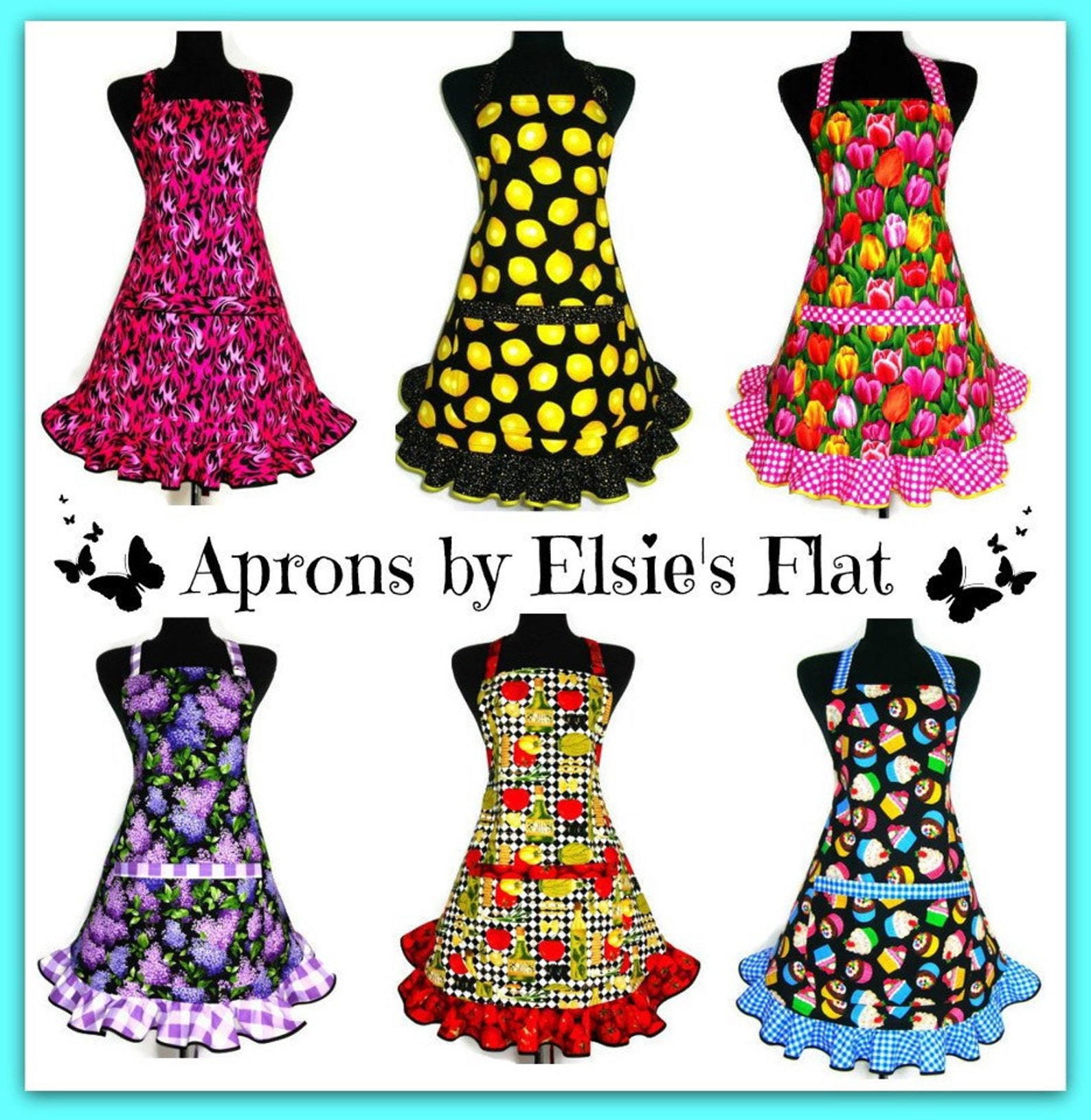 Coffee Apron for Women / Retro Apron With Ground Coffee With Stripes ...