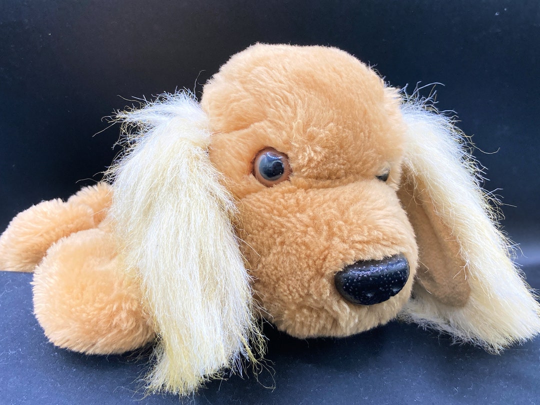 Vtg 1983 DAKIN Puppy Dog Full Body Plush Hand Puppet 14" Tan Brown - Etsy