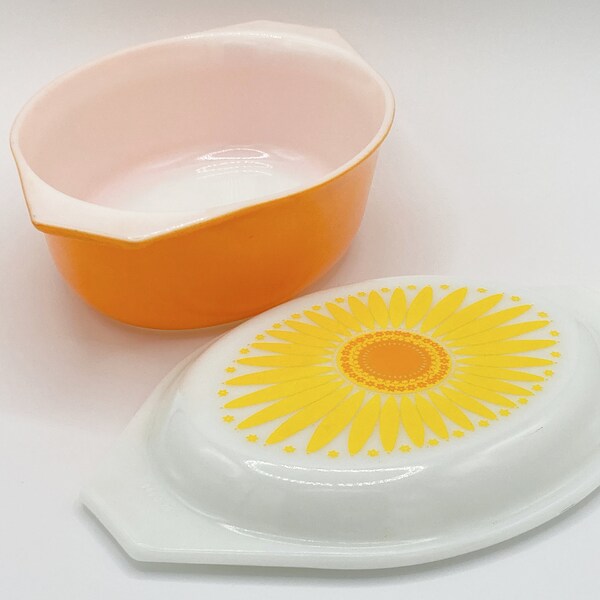 Pyrex Sunflower - Etsy