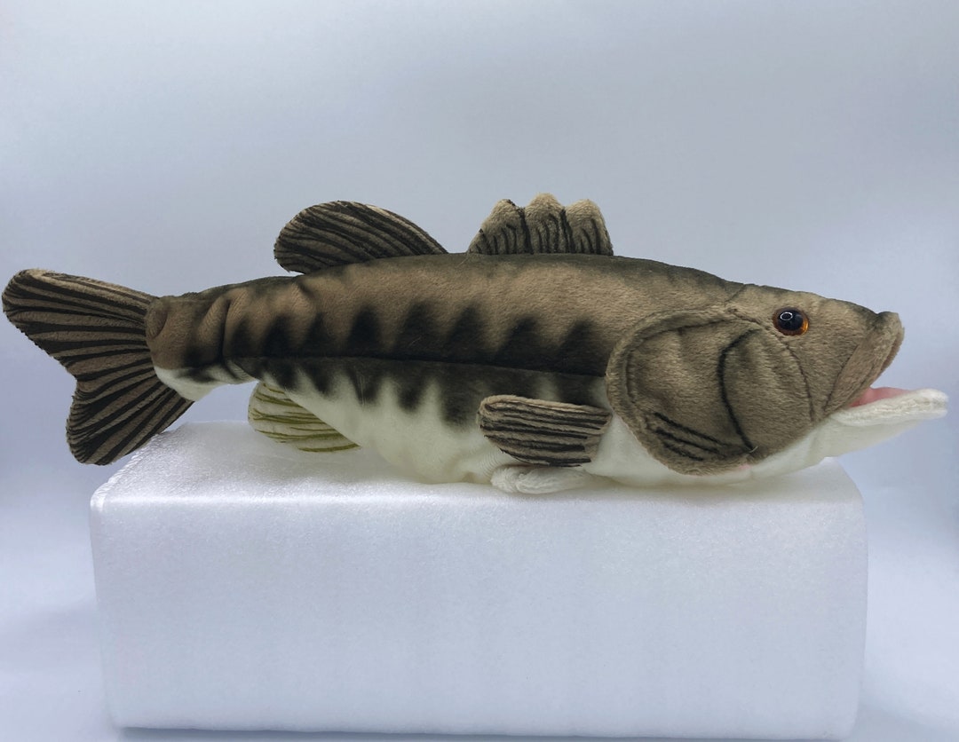 Cabin Critters 16 LARGEMOUTH BASS 2002 Plush Fish Stuffed Animal Toy ...