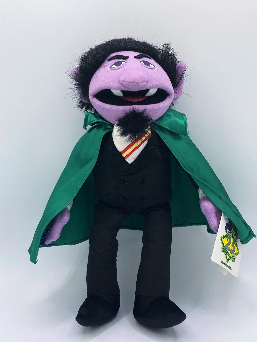 Vintage 1993 THE COUNT Plush Sesame Street Jim Henson by Applause 13 ...