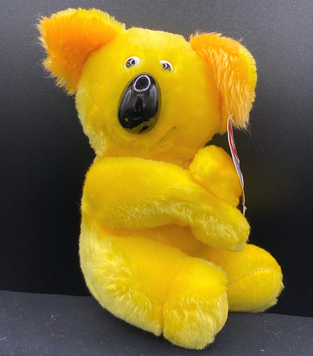 Vintage 1983 DOLE Bananimal Banabear Yellow Koala Bear Plush 9" Stuffed ...