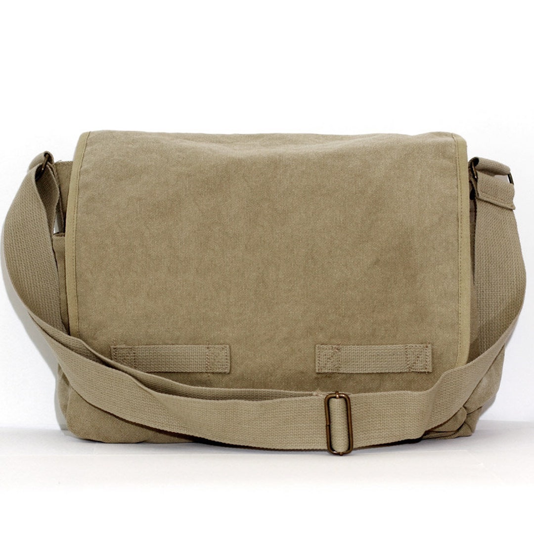 Canvas Messenger Bag Custom Messenger Bag Men & Women's Messenger Bag ...