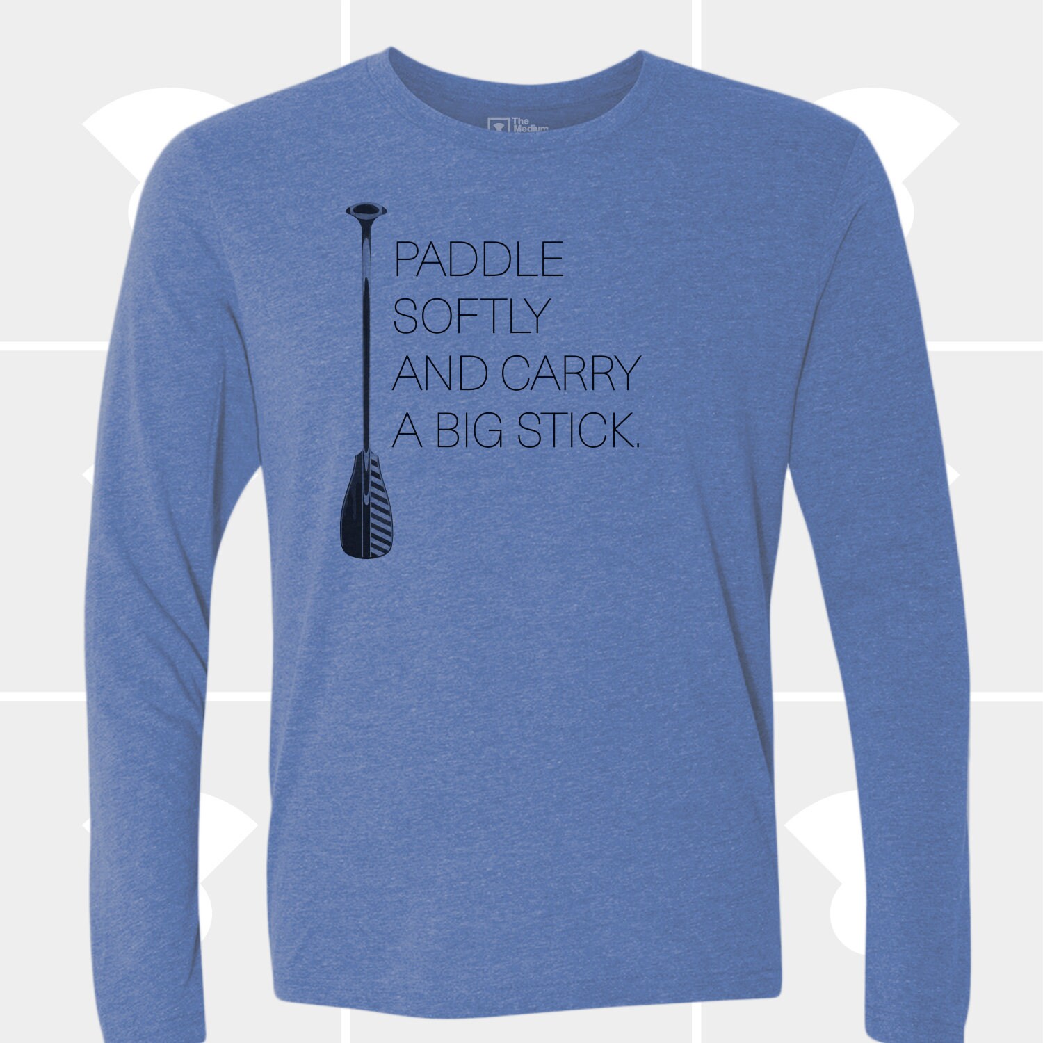 Men's Long Sleeve Shirt Paddle Softly Unisex Tri-blend - Etsy