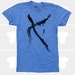 Men's T-shirt Abstract Letter X Screen Printed - Etsy