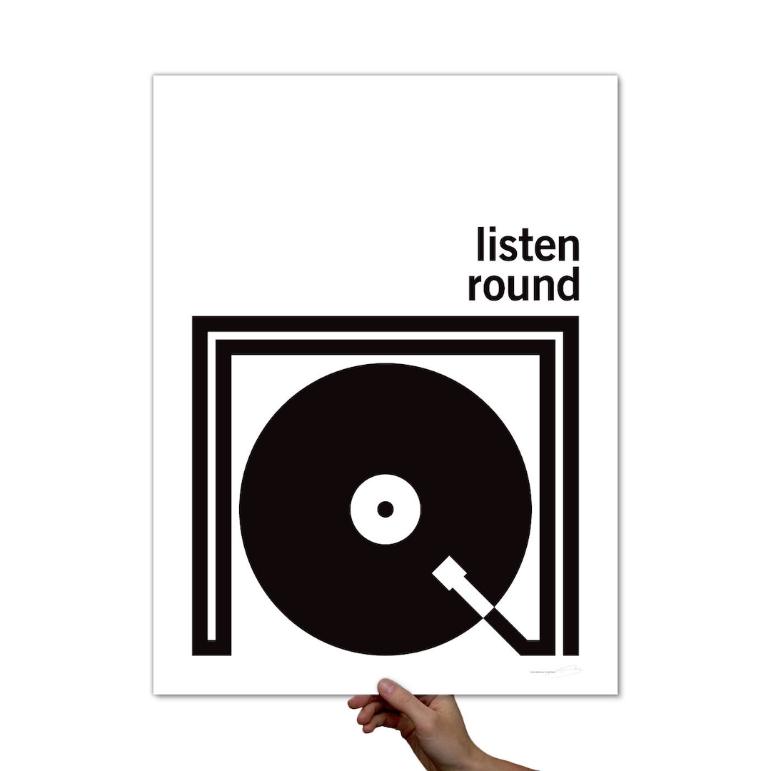 Turntable Art Print, Record Player, Music Lover Gift, Vintage Decor ...