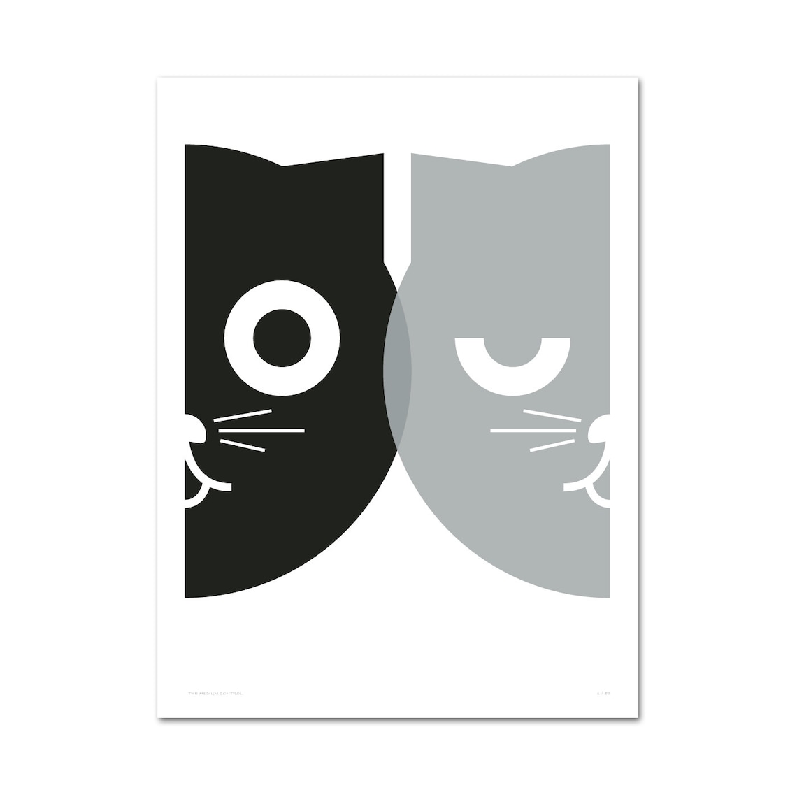 Dueling Watson the Cat Art Print Screenprint Cat Art - Etsy