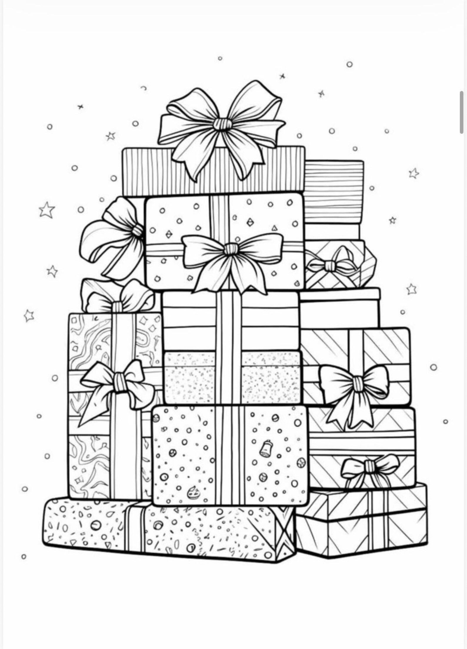 Christmas Coloring Pages for All Ages - Etsy
