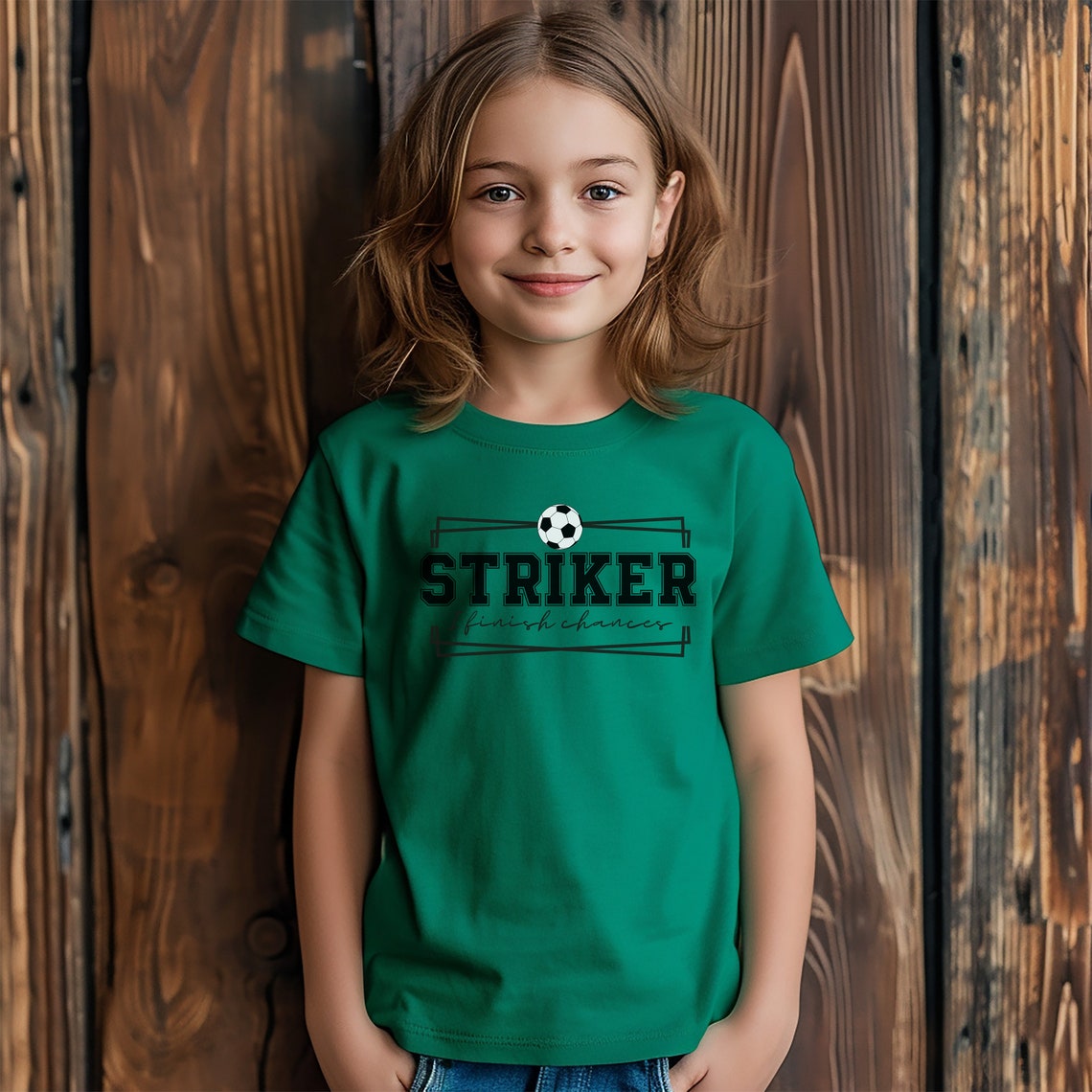 Kid's Size Soccer Striker Gameday T-shirt, Offensive Player Shirt for ...