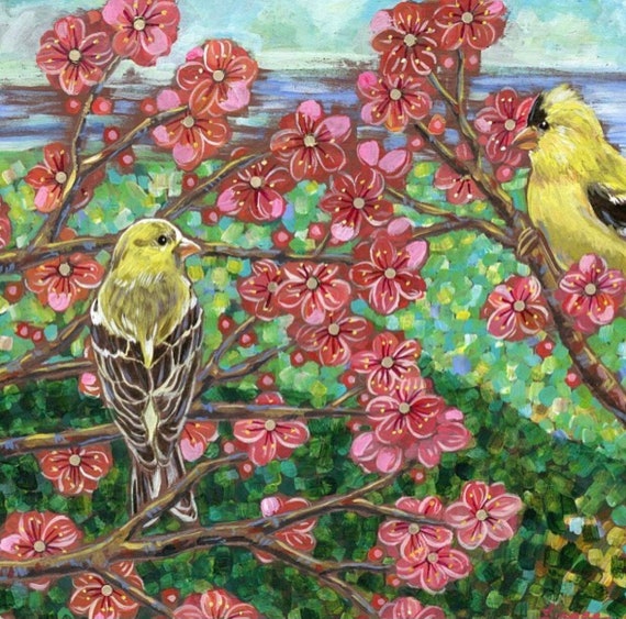 Archival Print spring Wings | Etsy