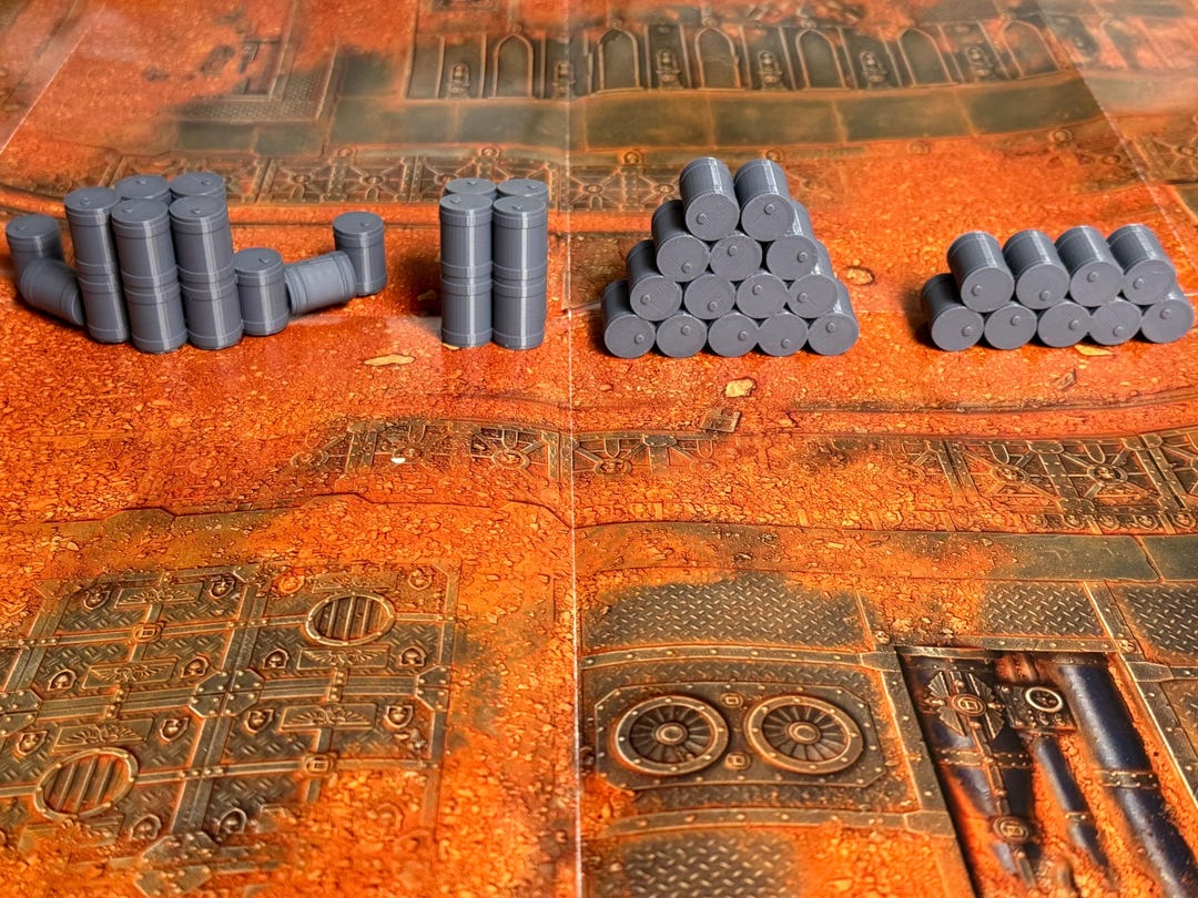 Tactical Terrain: Barrel Stack Set - Etsy